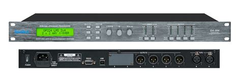 2 Input 4 Output Professional Digital Speaker Audio Dyanmic Processor