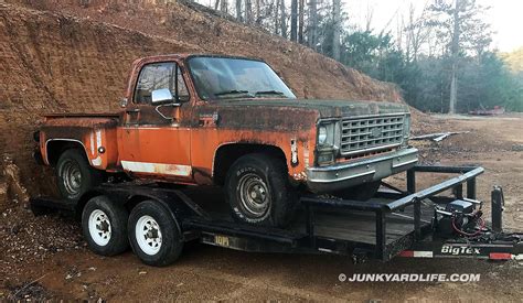 Junkyard Life Classic Cars Muscle Cars Barn Finds Hot Rods And Part News 1976 Chevy C 10