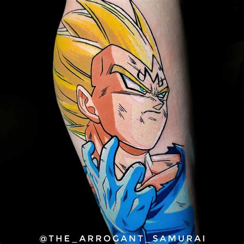 Dragon Ball Z Tattoo Vegeta