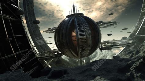 Science Fiction Interstellar Universe Powerpoint Background For Free