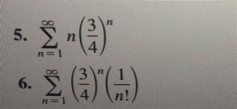matching in exercises 5 10 match the series with the