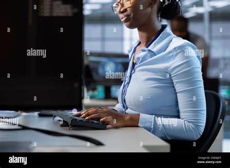 Admin Implementing Cybersecurity Measures To Protect Data Center Assets And Information