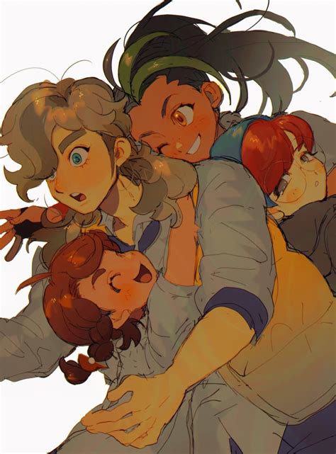 Juliana Nemona Arven And Penny Pokemon And 2 More Drawn By Thxzmgn