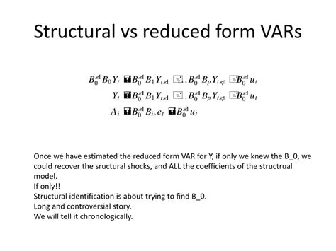 Ppt Structural Identification Of Vector A Utoregressions Powerpoint Presentation Id 1679587