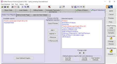 Premium Financing Sample Input Screens Insmark