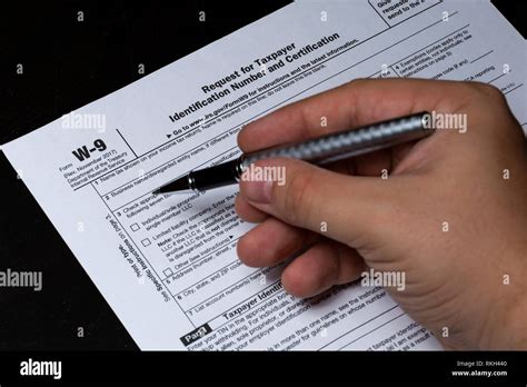 Filling Out Irs Tax Form W 9 For Independent Contractors Such As Uber