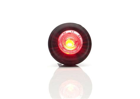 Compact Push Fit Led Marker Light Red