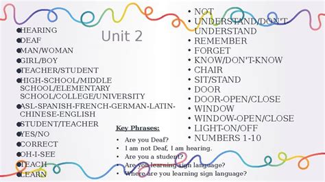 Asl Level 1 Midterm Review Powerpoint By Sign Up For Success Tpt