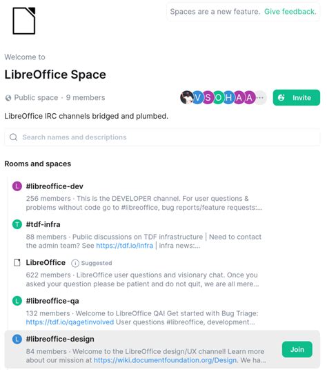 Using A Matrix Bridge With LibreOffice IRC Channels The Document