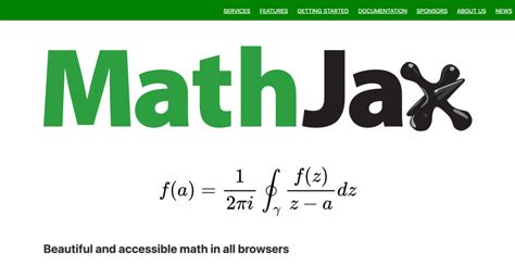 ウェブ上でlatexで数式をキレイにプレビューするjavascriptライブラリ「mathjax」 Webrandum