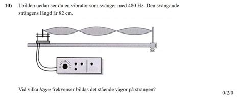 Stående Vågor Fysikfysik 2 Pluggakuten