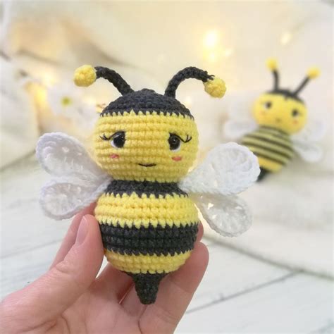 Crochet Honey Bee Patern Amigurumi Insect Tutorial Inspire Uplift