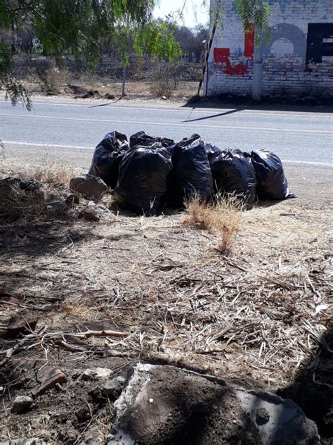 Actividad De Limpieza En Carretera Abasolo Estación Joaquín Nuevo