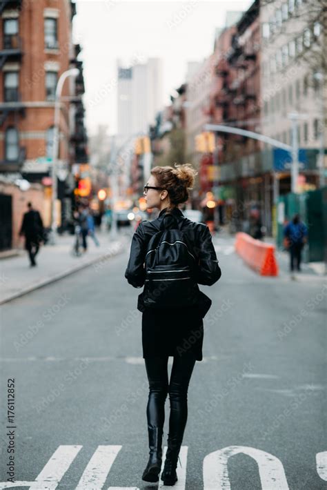 Woman Walking In New York