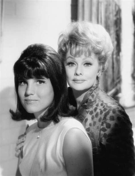 Mother And Daughter Lucille Ball And Her Daughter Lucie Arnaz Pose