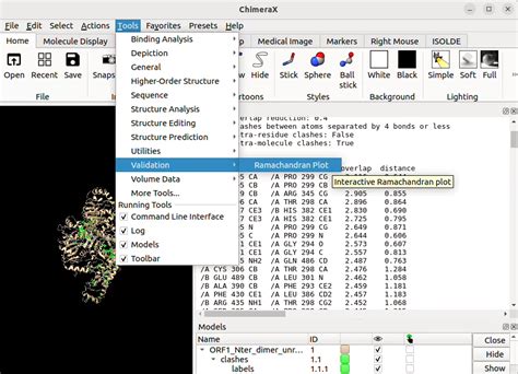 Bioi2 Training Visu Chimerax Example Step 5 Bioi2 Integrative Bioinformatics Platforme