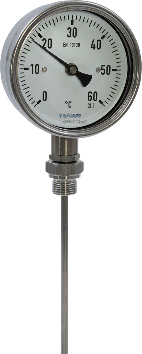 armatherm - Bimetallthermometer EN 13190, Prozessausführung