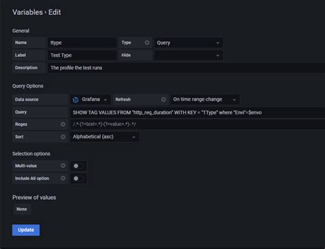 use the dashboard variables among the queries dashboards grafana