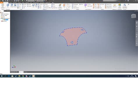 is is possible to copy this surface into 2d sketch autodesk