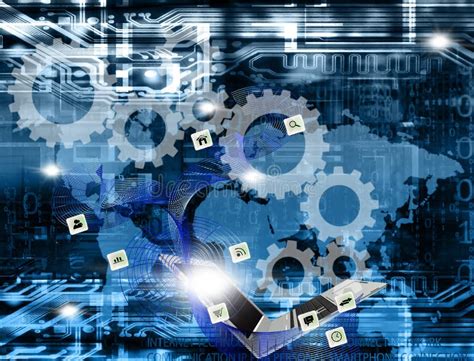 Innovation Connection Wireless Technology Stock Illustration Illustration Of Innovation