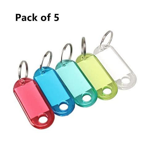 15pcs Assorted Color Coded Key Id Label Tags Split Vicedeal