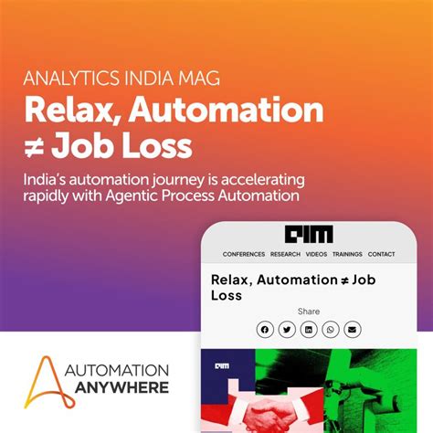 Dilip Mehta On Linkedin Contrary To Fears Automation Does Not Equate