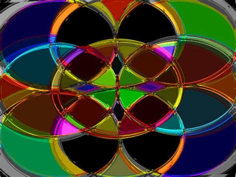 oval combination and rotation colorful wallpaper abstract artwork artwork
