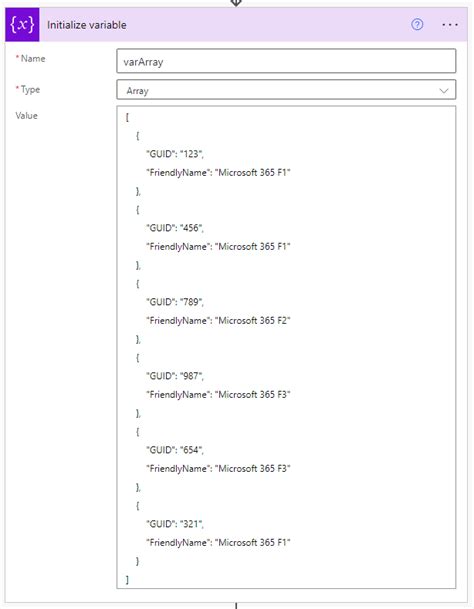 Dynamically Pull Array Name Based On Another Array Power Platform