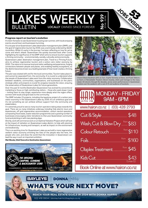 issue 939 lakes weekly bulletin
