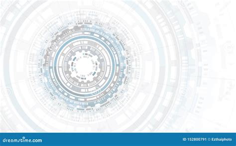 Hud Abstract Circle Structure Futuristic User Interface Science Background Hi Tech Abstract