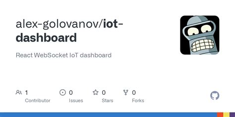 Github Alex Golovanoviot Dashboard React Websocket Iot Dashboard