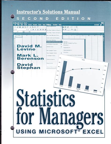 Sm Stats Mgrs Using MS Excel Disk I S M LEVINE Amazon Books