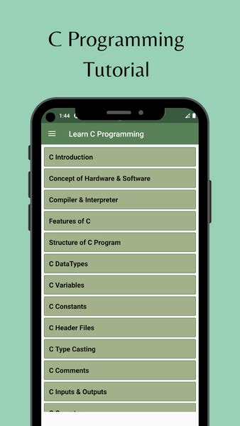 دانلود برنامه Learn C Programming اندروید بازار