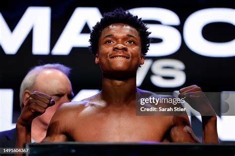 Abdullah Mason Poses During A Ceremonial Weigh In Prior To Their News Photo Getty Images