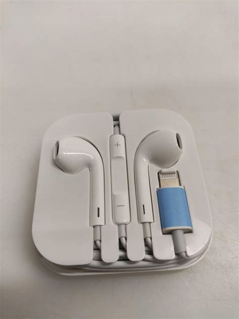 S Uchawki Douszne Przewodowe Do Iphone Apple Lightning Mikrofon Sklep Opinie Cena W Allegro Pl