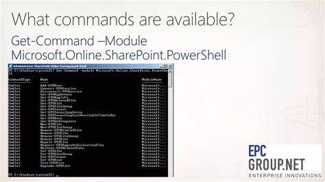 Powershell With Sharepoint 2013 And Office 365 Epc Group Ppt