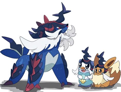 Uru Ururu0731 Eevee Hisuian Samurott Oshawott Nintendo Pokemon