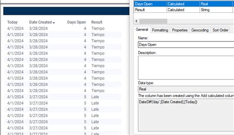 Column Calculated With Subtraction Of Two Dates Spotfire Spotfire Community