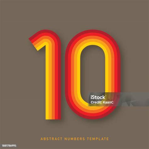 번호 10 추상 숫자 템플릿입니다 기념일 번호 템플릿 절연 기념일 아이콘 라벨 기념일 상징 벡터 스톡 일러스트 10에 대한 스톡 벡터 아트 및 기타 이미지 Istock