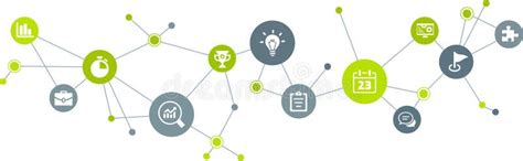 Project Management Vector Illustration Stock Vector Illustration Of Icons Brand