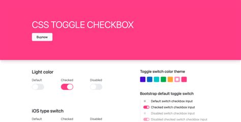 Switch Toggle Switch Checkbox Css3 By Wrraptheme Codecanyon