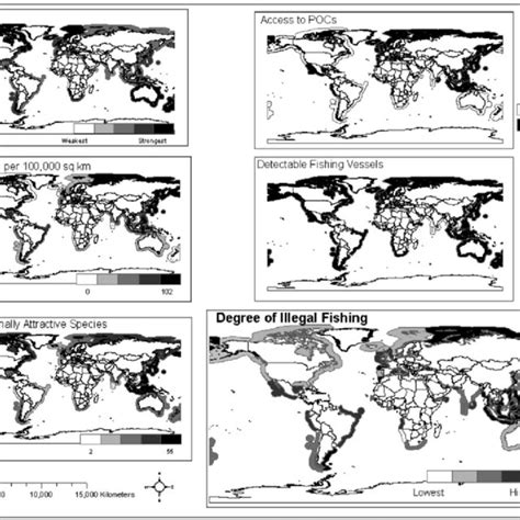 Spatial Variations Of The Predictor Variables And The Results Variable