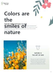 Spring Time Vertical PowerPoint Template MasterBundles