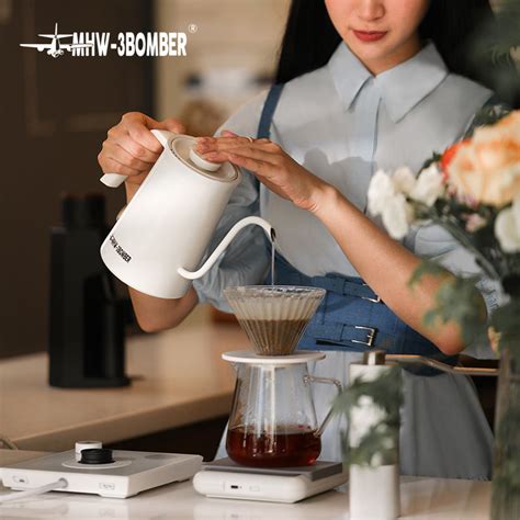 Mhw Assassin Electric Coffee Kettle White Raw Plus Coffee