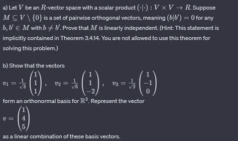 solved a ﻿let v ﻿be an r vector space with a scalar product