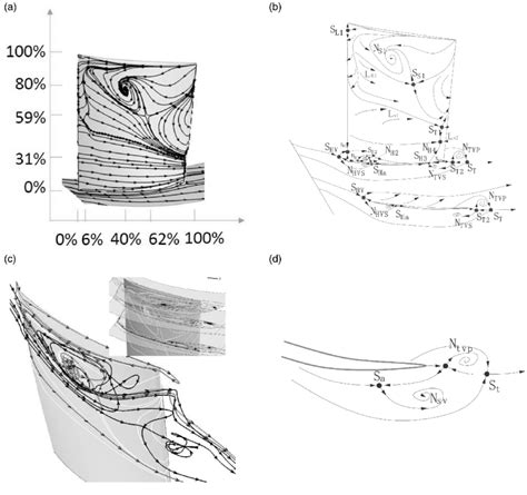 flow field structure of the compressor stator and the hub in the mtpr