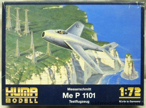 Huma Model 1 72 Messerschmitt Me P1101 3001