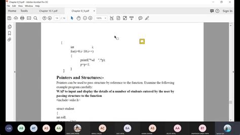 Pointers And Data File C Programming Bachelor In Engineering