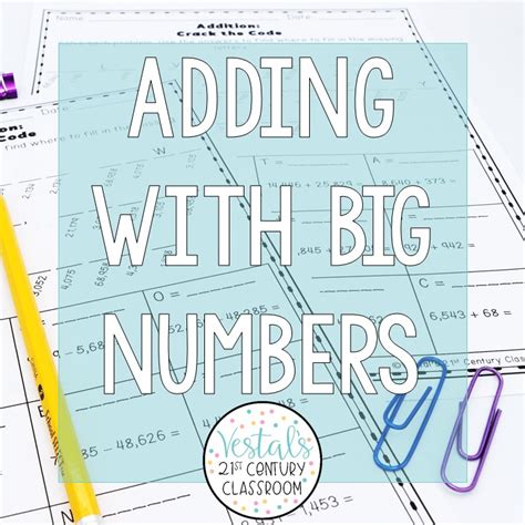 Addition Of Large Numbers Strategies