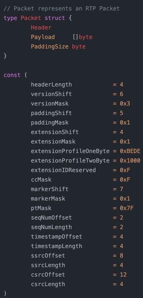 rtp header length inconsistent with rfc 3550 · issue 193 · pion rtp